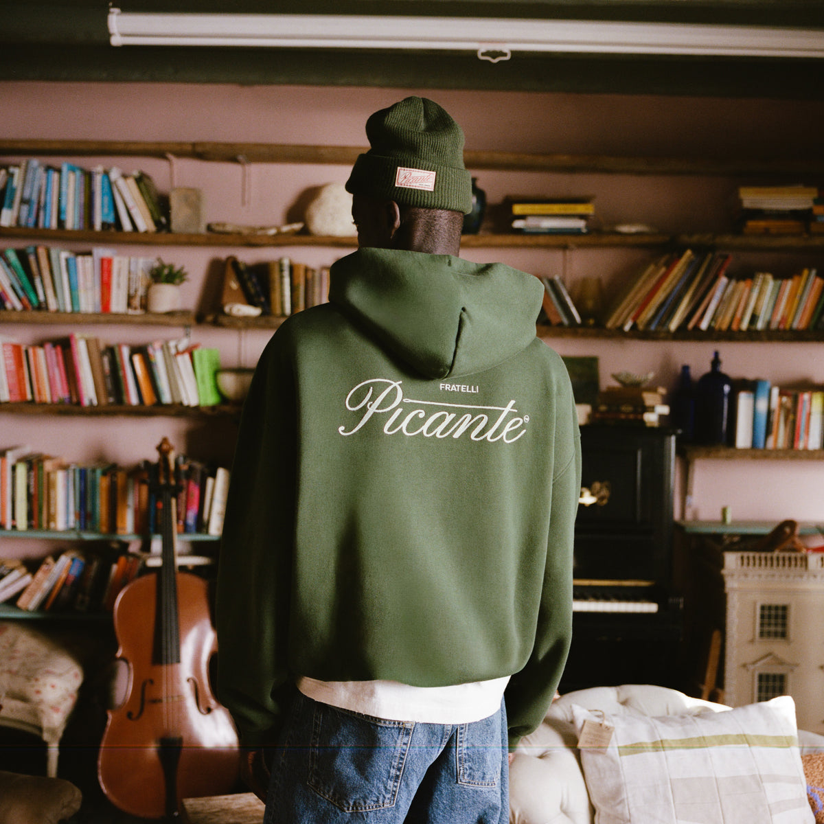 TAILOR CHAIN STITCH HOODIE – PICANTE