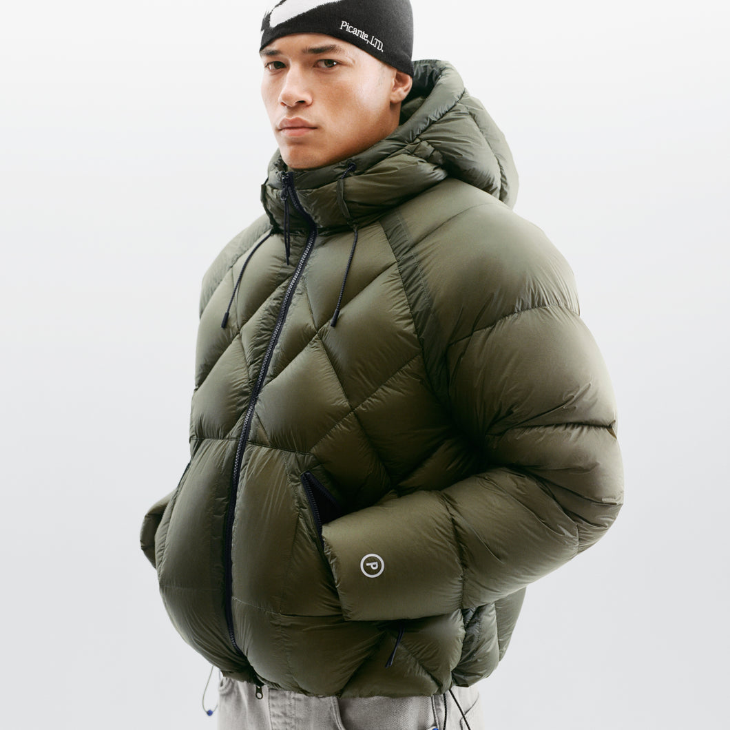PUFFER JACKET OLIVE – PICANTE