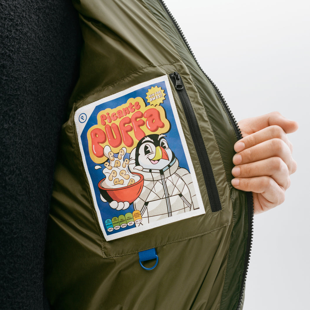 PUFFER JACKET OLIVE – PICANTE